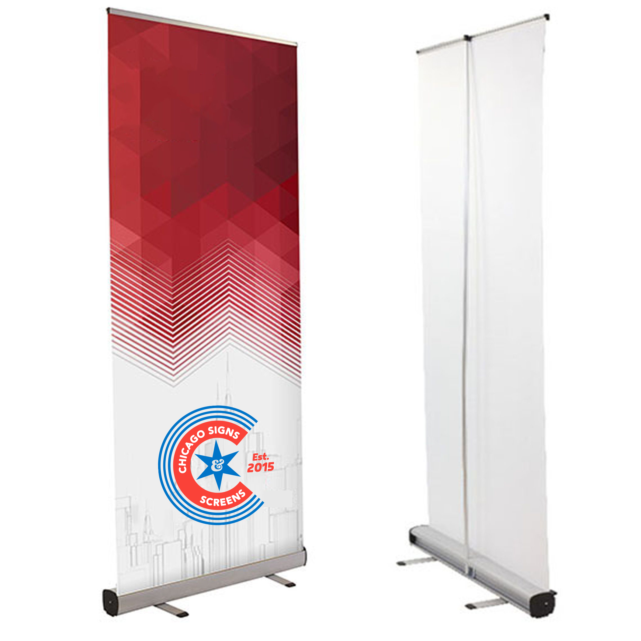Roll Up Banner Stands - Chicago Signs and Screen Printing